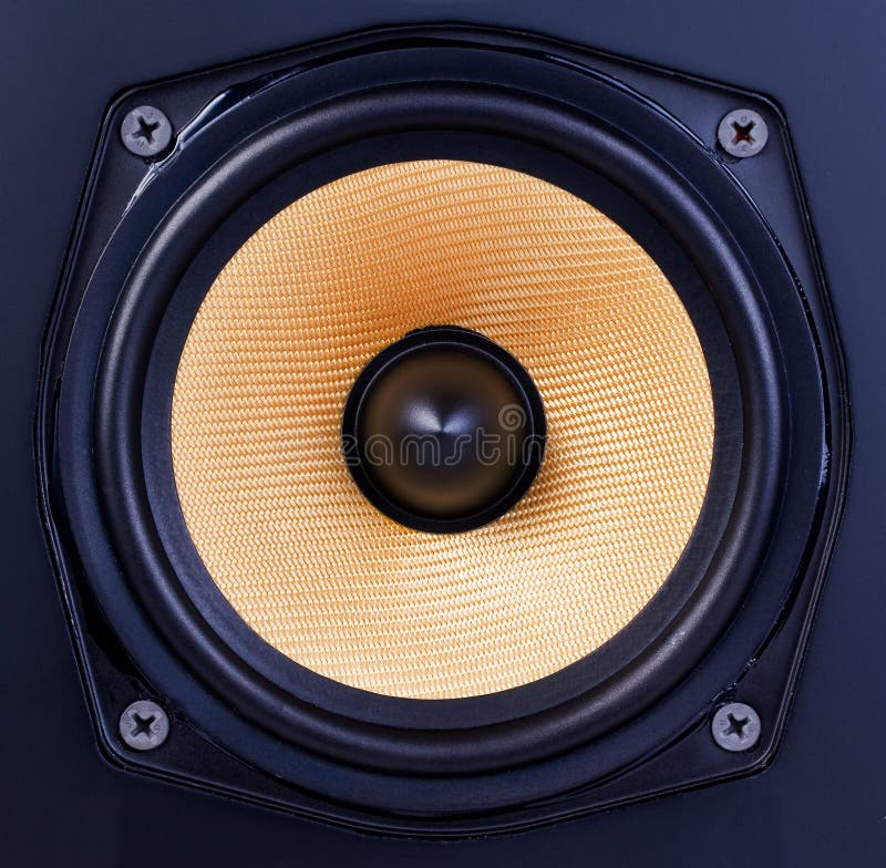 Circular loudspeaker stock photo. Image of isolated, sound - 9265254