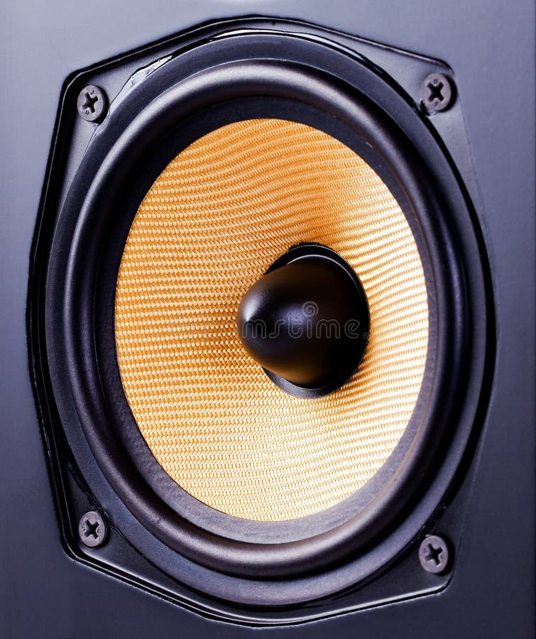 Loudspeaker stock photo. Image of bass, amplifier, rounded - 17141510
