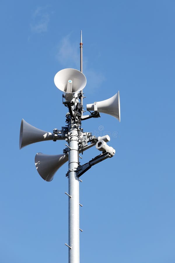 Loudspeaker Megaphone Siren Tower Stock Photos - Free & Royalty-Free ...