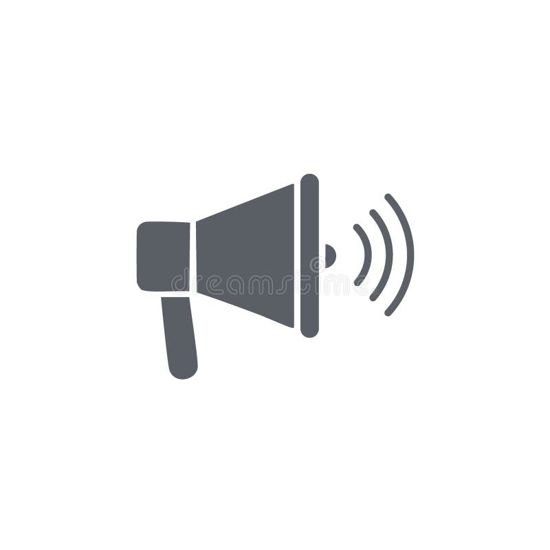 Loudspeaker Icon for Announcement and Communication. Simple, Flat ...