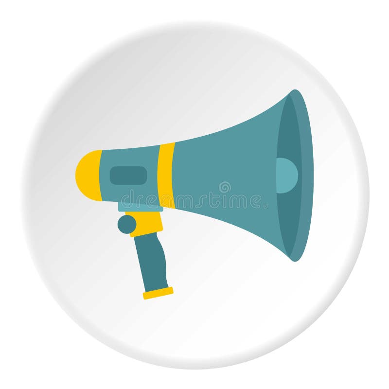 Red Loudspeaker Icon, Cartoon Style Stock Vector - Illustration of ...