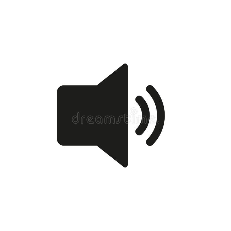 The Loudspeaker Icon. Vector Illustration. Stock Vector - Illustration ...