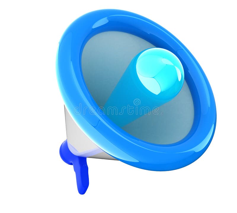 Loudspeakers As Announcement Icon Stock Illustration - Illustration of ...