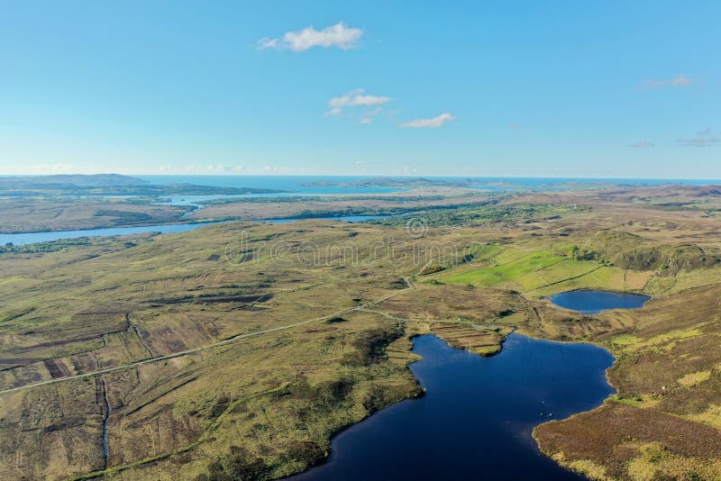 Lough salt co. Donegal stock image. Image of lakes, mountains - 150771871
