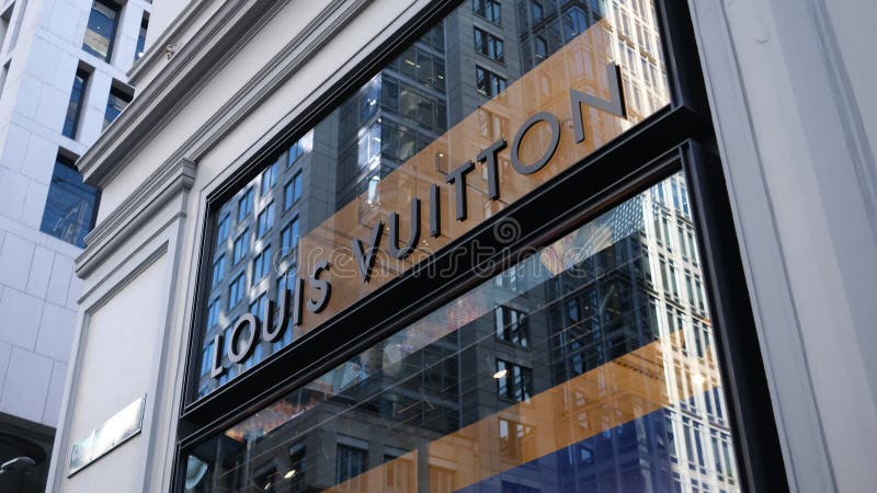 Louis Vuitton Store Name Logo Editorial Photo - Image of model ...