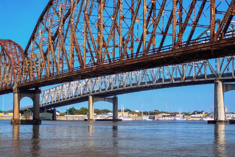 Louisiana Bridge stock image. Image of louisiana, parish - 78214853