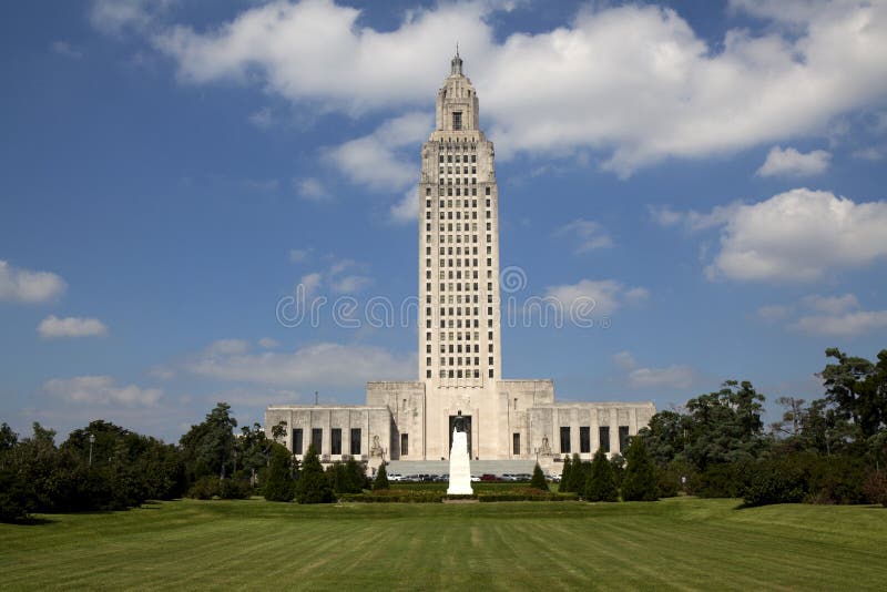 Louisiana State Capitol Building Stock Image - Image of horizontal ...