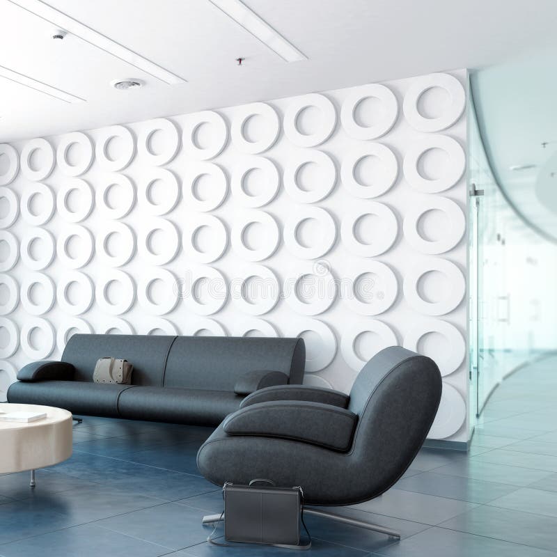 Lounge Area detail stock illustration. Illustration of design - 128050448