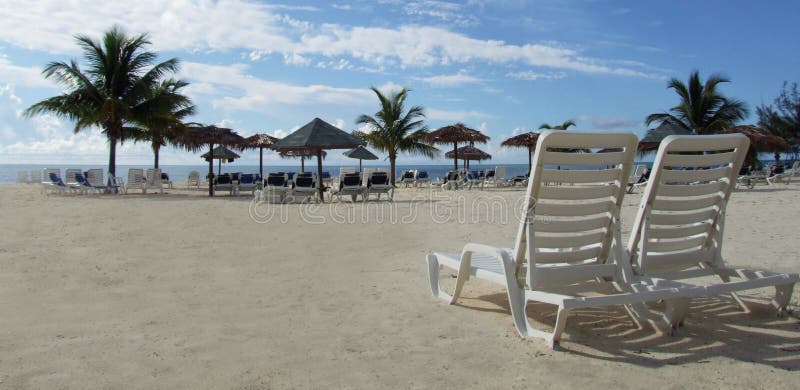 Lounge Beach Chair stock image. Image of clouds, lounge - 3341915