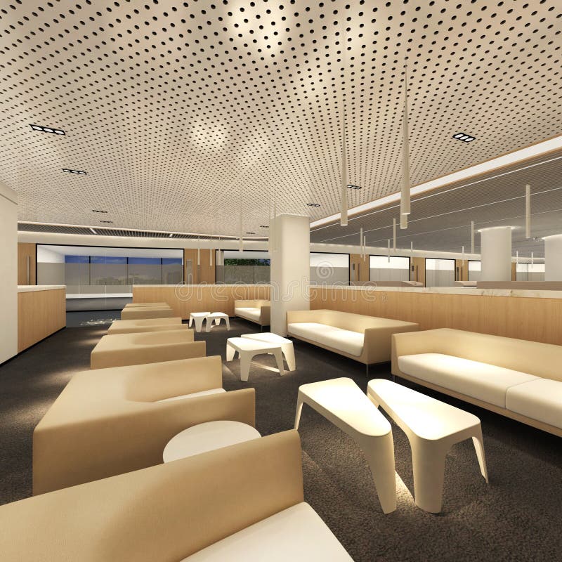 Lounge stock illustration. Illustration of couches, interior - 169378889