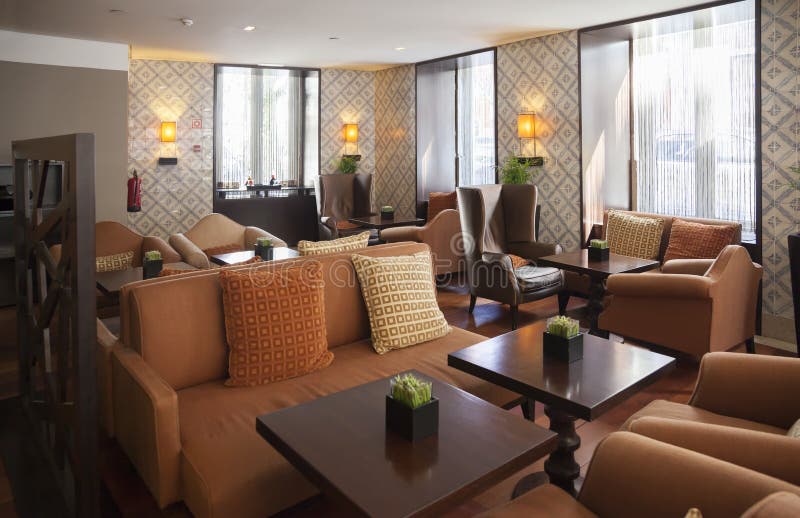 Lounge in hotel stock photo. Image of hotel, cafe, architecture - 33255268
