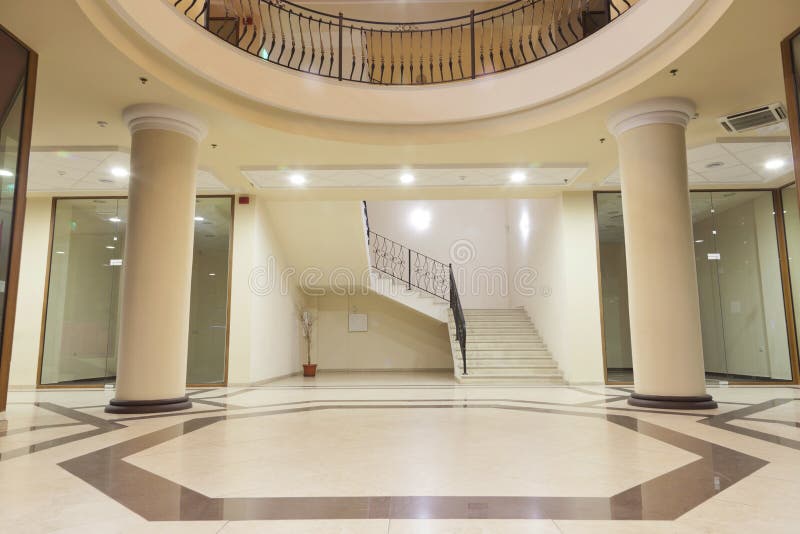 A large interview hall stock image. Image of convention - 6280631