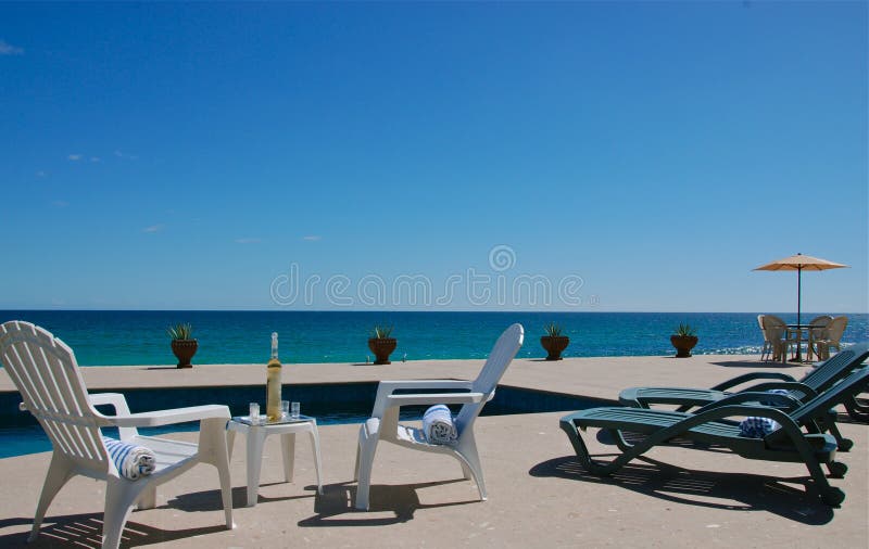Lounging at the pool stock image. Image of pool, vacation - 14441521