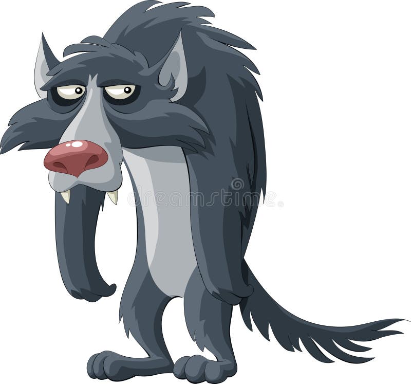 Loup illustration de vecteur. Illustration du arrière - 16188019