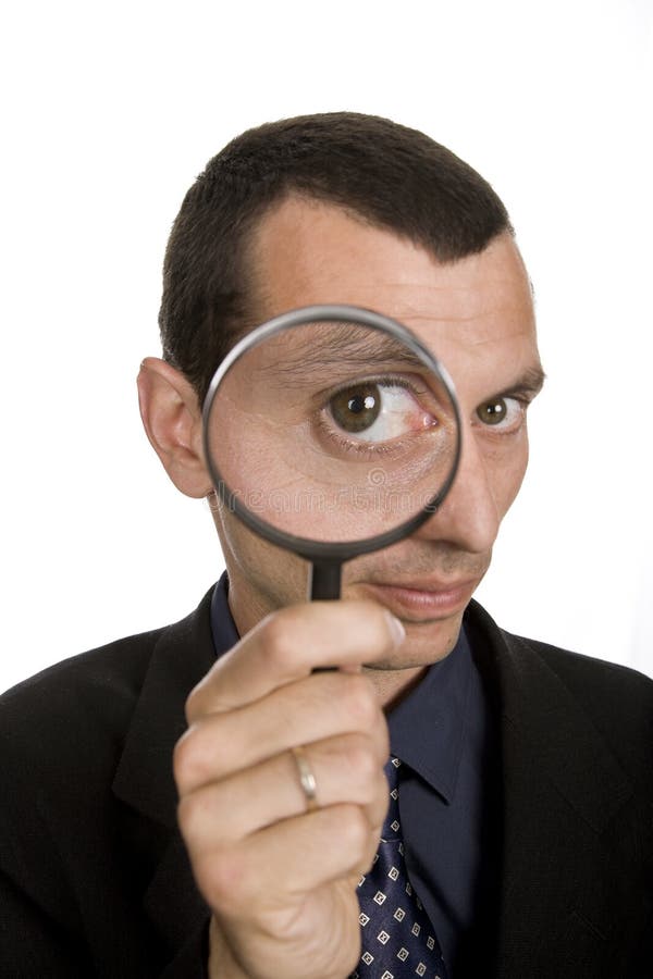 Loupe stock image. Image of isolated, confidence, management - 5600729