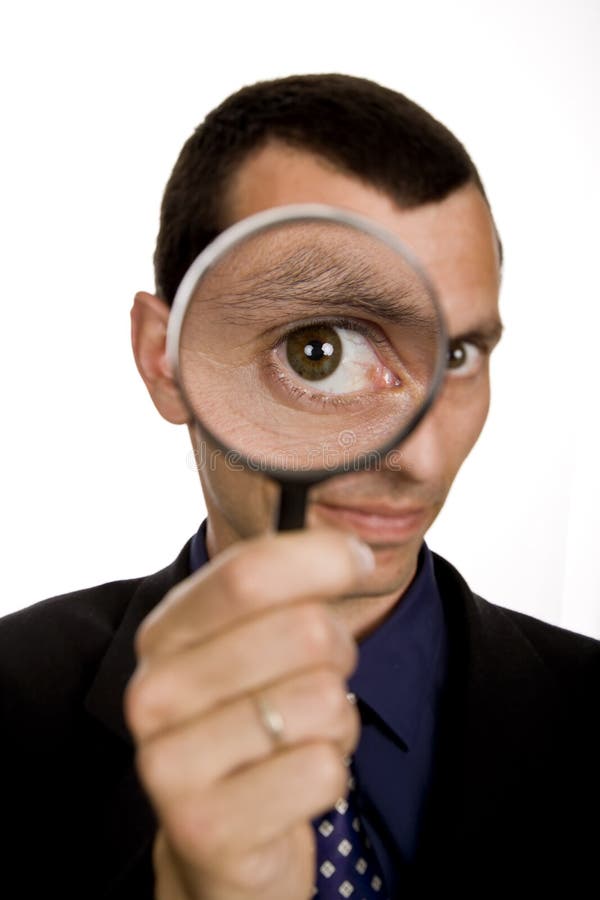 Loupe stock image. Image of isolated, confidence, management - 5600729