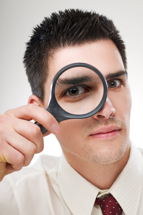 Loupe stock photo. Image of magnifier, adult, concept - 8898560