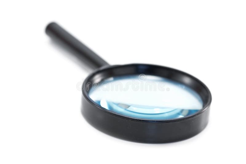 Loupe stock photo. Image of lens, symbol, tool, zoom, isolated - 9123884