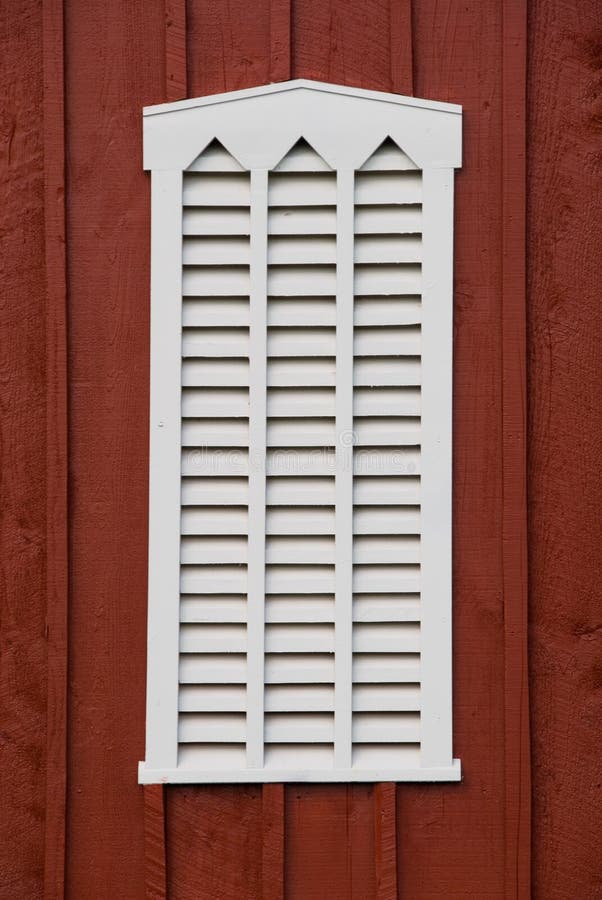 Louvered Barn Window Picture. Image: 1249847