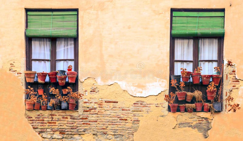 Old windows stock image. Image of andalusia, decoration - 159544949
