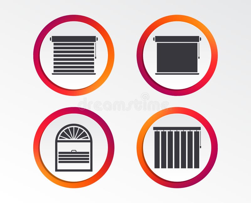 Louvers Icons. Plisse, Vertical and Rolls. Stock Vector - Illustration ... Louvers Icons. Plisse, Vertical and Rolls. Stock Vector - Illustration ...