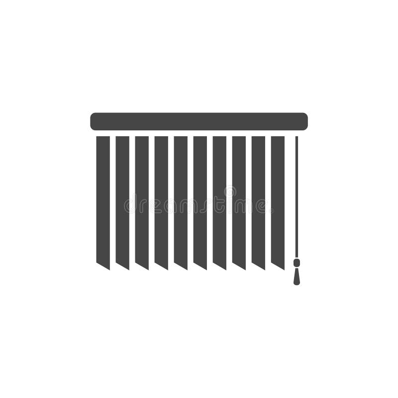 Louvers rolls sign icon stock vector. Illustration of button - 174399968