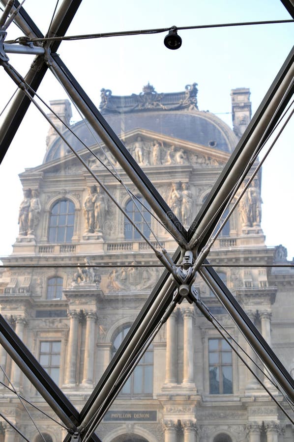 Louvre editorial stock image. Image of piping, paris - 26725789