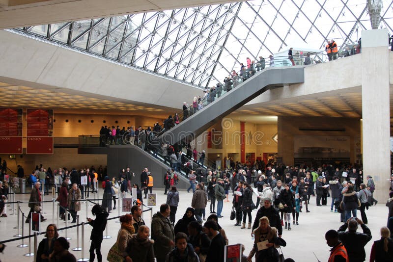 Underground Entrance Of The Louvre Museum 1 Editorial Photo - Image of ...