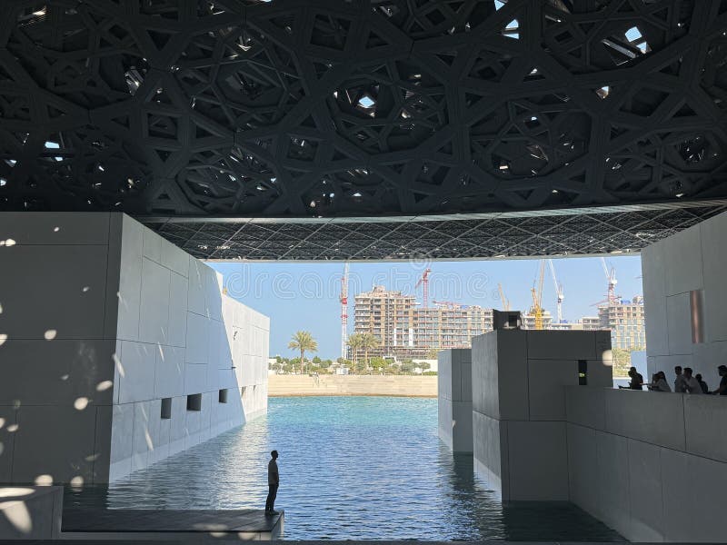 The Louvre Museum in Abu Dhabi, UAE Editorial Stock Image - Image of ...