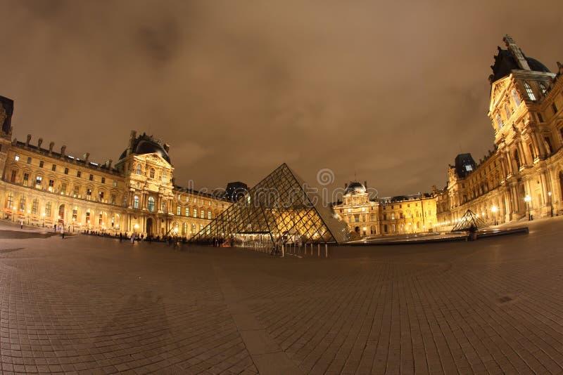 Louvre Museum and Market Square Editorial Photography - Image of ...