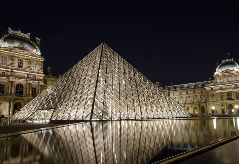 Louvre museum in Paris editorial photography. Image of european - 36651392