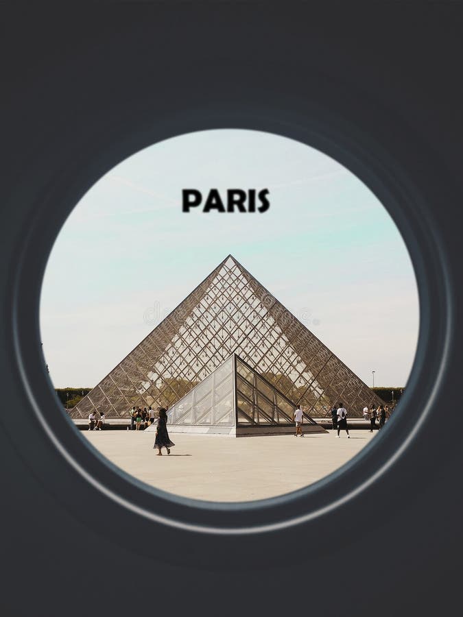 A Pin on Paris, France in the World Map Stock Image - Image of ...