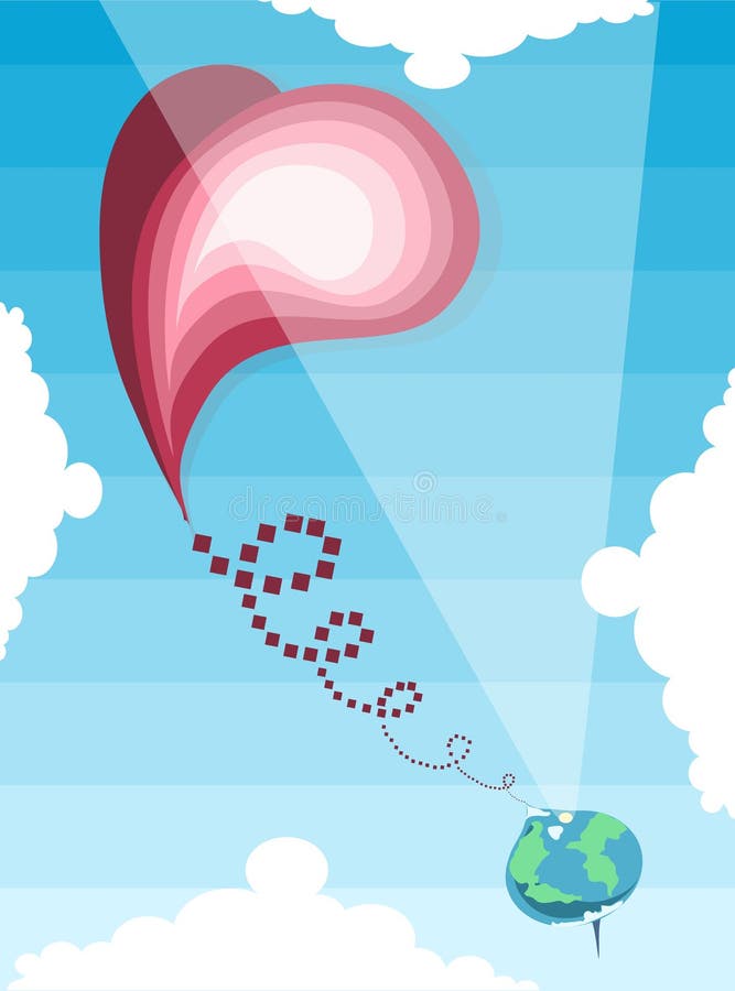 Love stock illustration. Illustration of world, vector - 15992378