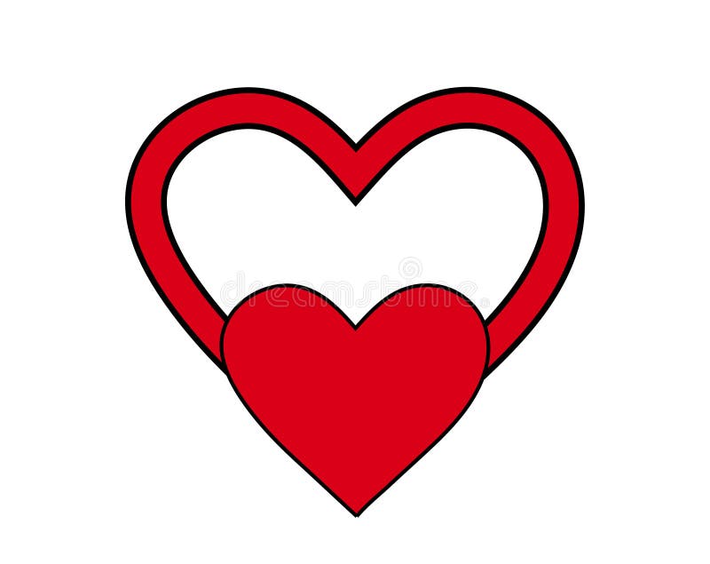 Love 2D 15 stock illustration. Illustration of loved, emotion - 4063016