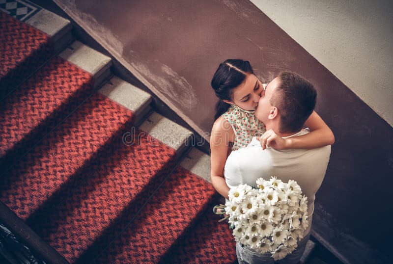 Love and Affection between a Couple Stock Image - Image of caucasian ...