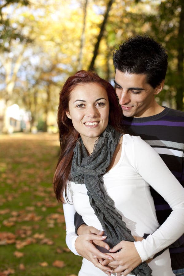 Love and Affection between a Young Couple Stock Image - Image of ...