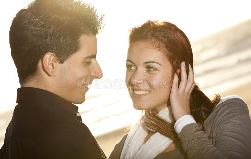 Love and Affection between a Young Couple Stock Photo - Image of male ...