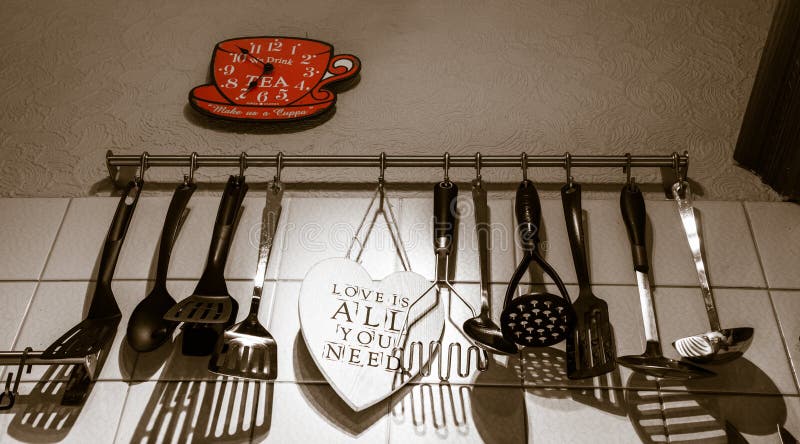Love Is All You Need - Kitchen Filled With Love And Family Warmth Stock ...