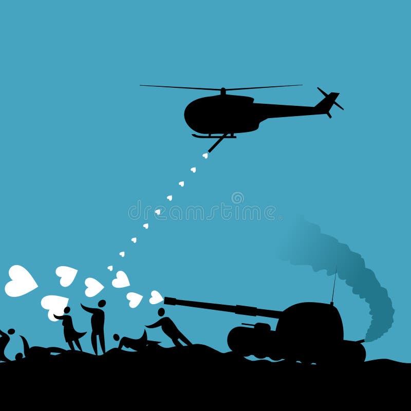 Love army stock vector. Illustration of fight, woman - 21087334