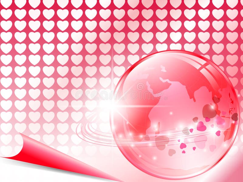 Love around world stock vector. Illustration of marriage - 18095019