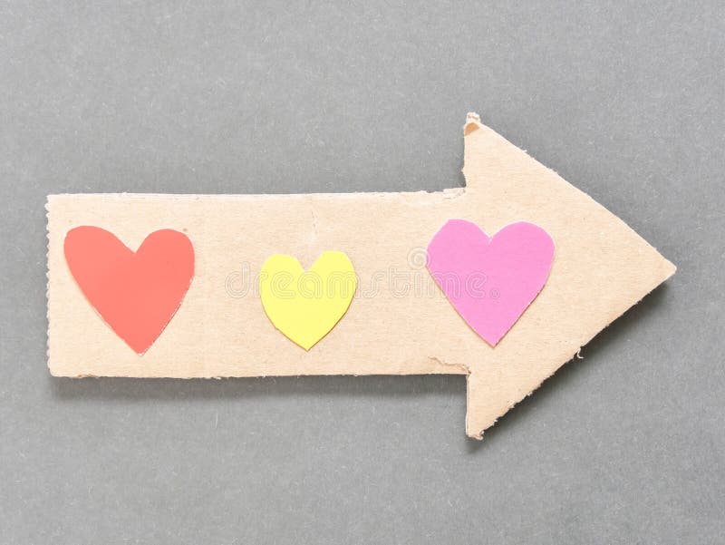 Love arrow stock image. Image of three, concept, loving - 71938461
