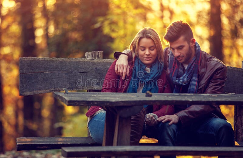Love in the Park- Romantic Couple Stock Image - Image of boyfriend ...