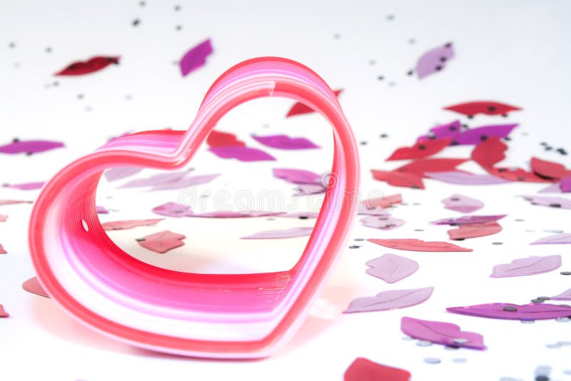 Heart Shape Slinky editorial stock photo. Image of pattern - 18332273