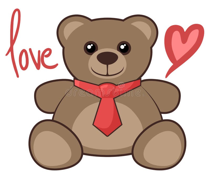 Love bear stock illustration. Illustration of loves - 133599868