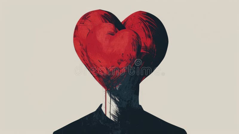 Love is Blind, Follow Your Heart AIG535 Stock Image - Image of ...