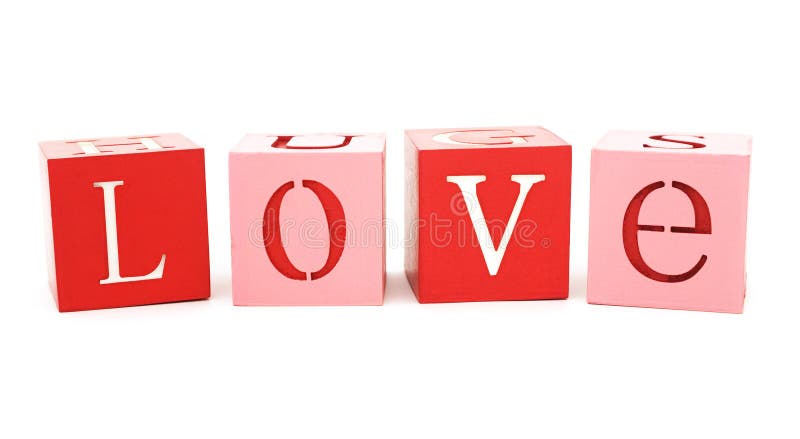 Love Block stock photo. Image of block, single, valentines - 76483756