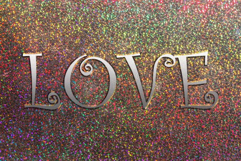 Love Bold Style Text Word Written Isolated in White Background Stock ...