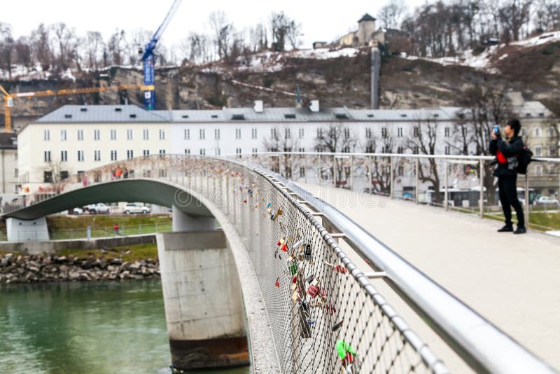 Love Bridge at Salzburg stock image. Image of arts, protection - 40753267