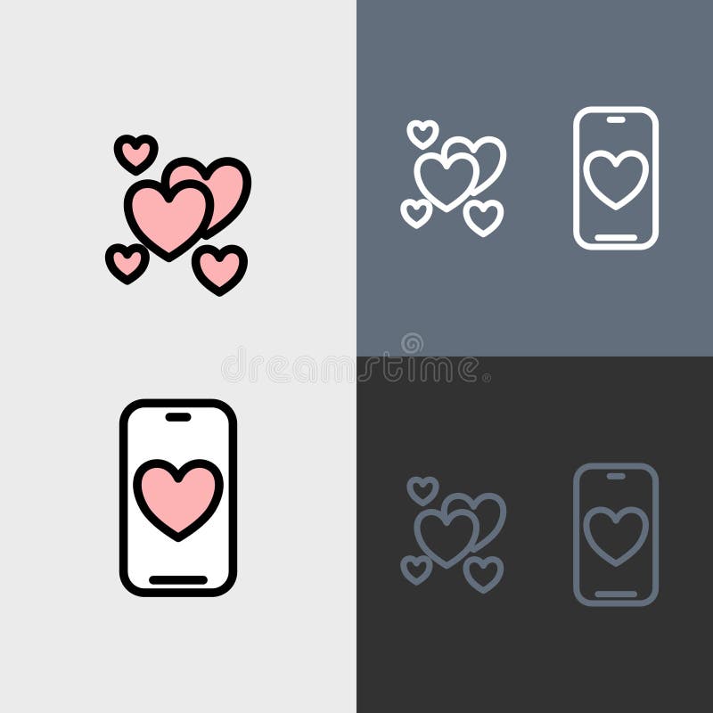 Love Bubble and Dating Application - Clean and Modern Valentines Day ...