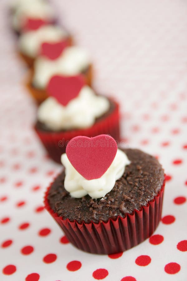 Love cakes stock image. Image of dots, small, bake, cake - 12451899